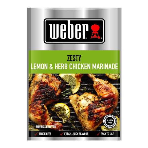 Weber Marinade & Rub - Lemon & Herb Chicken Marinade 45g – Ruby Emporium