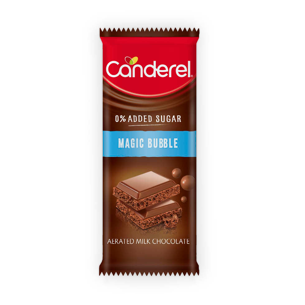 Canderel Magic Bubble Milk Chocolate Slab - 74g – Ruby Emporium